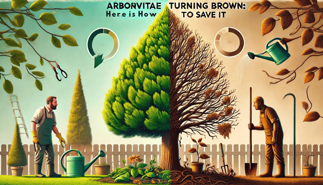Arborvitae Turning Brown | Strobert Tree Services