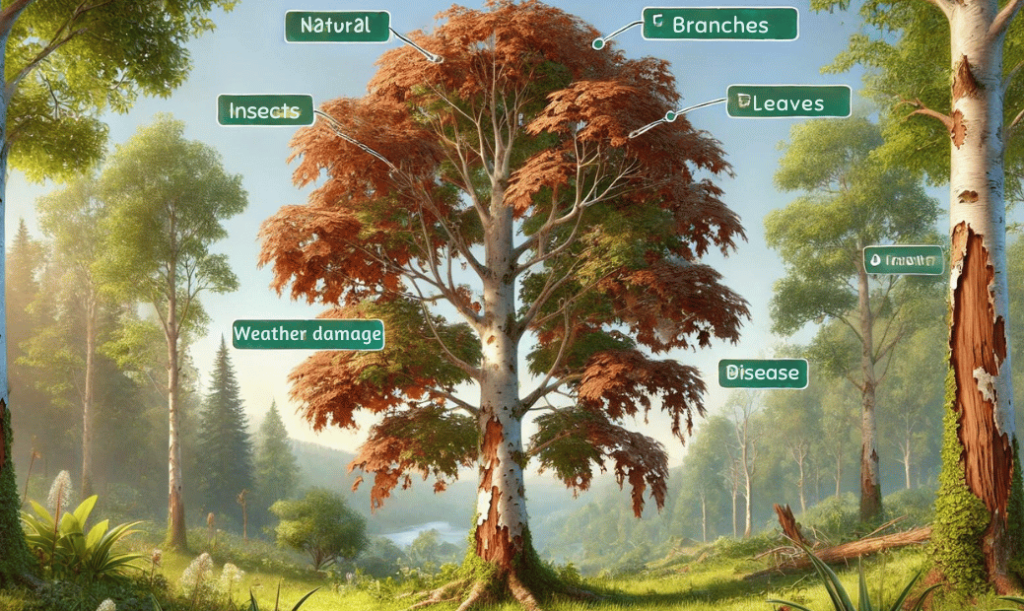 Maple Tree Bark Peeling | Strobert Tree Services